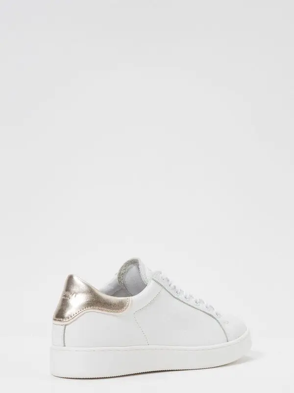 TWINSET Grained Leather Sneakers