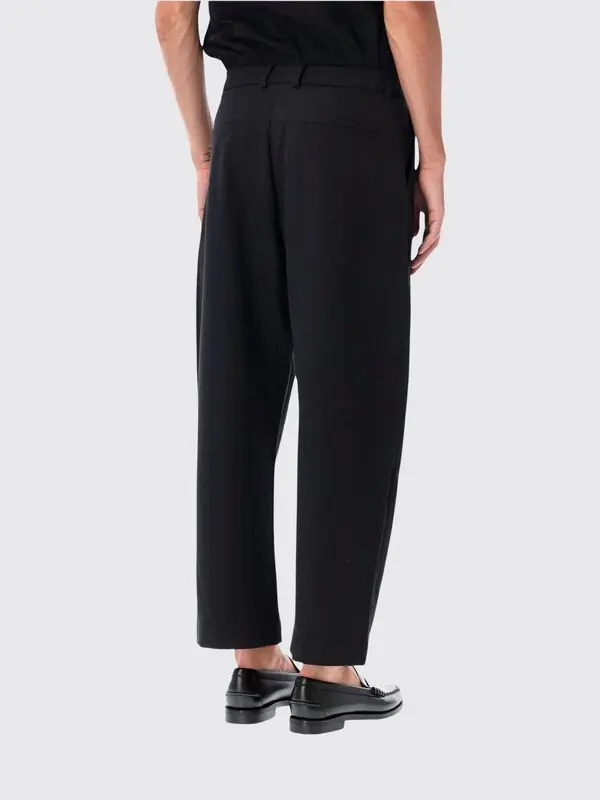 Studio Nicholson Tuck Pleated Wide-leg Trousers In Cotton With Welt Pockets