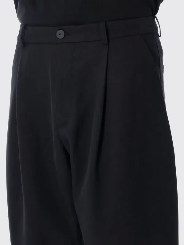 Studio Nicholson Tuck Pleated Wide-leg Trousers In Cotton With Welt Pockets