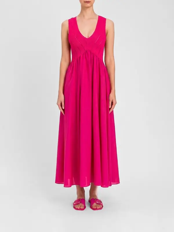 TWINSET Midi Dress In Cotton