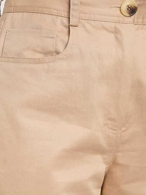 TWINSET Cotton Cropped Trousers