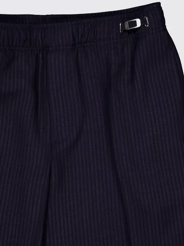 Givenchy Slim-fit Striped Wool-blend Trousers With Elasticated Waist
