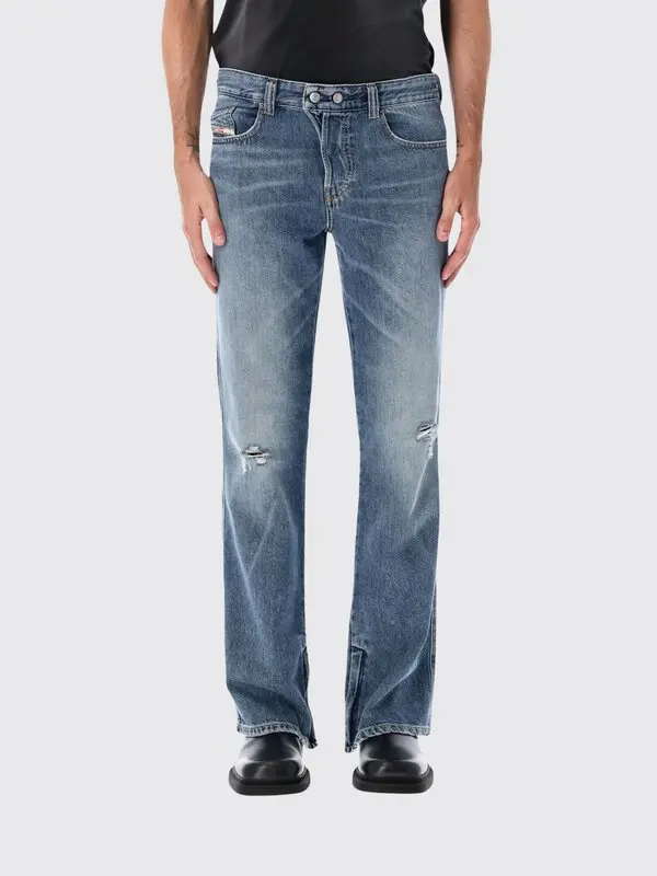 DIESEL® 1980 D-eeper Slim Fit Mid-rise Distressed Denim Jeans