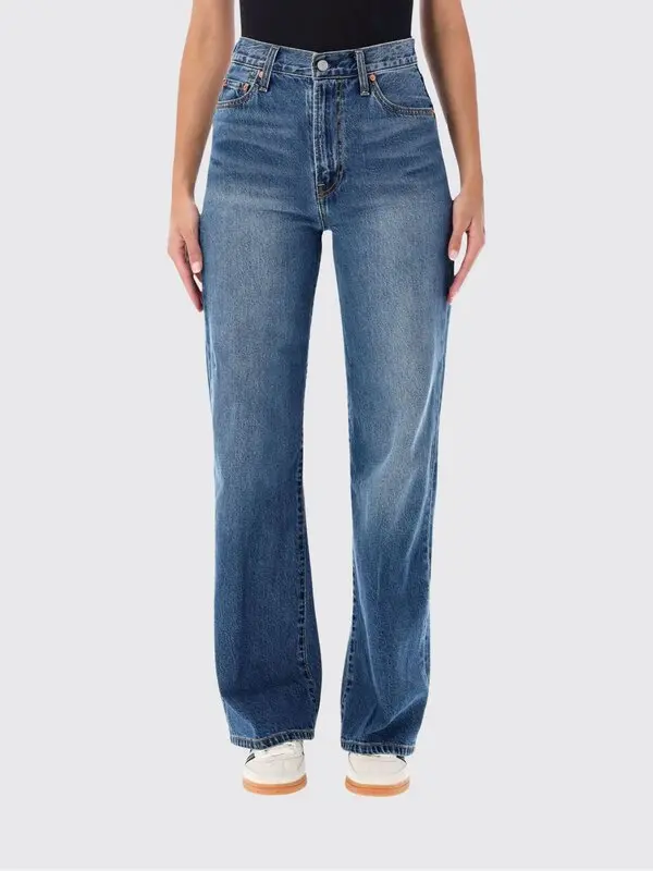 LEVI'S Ribcage High-waisted Wide-leg Jeans In Recycled Denim