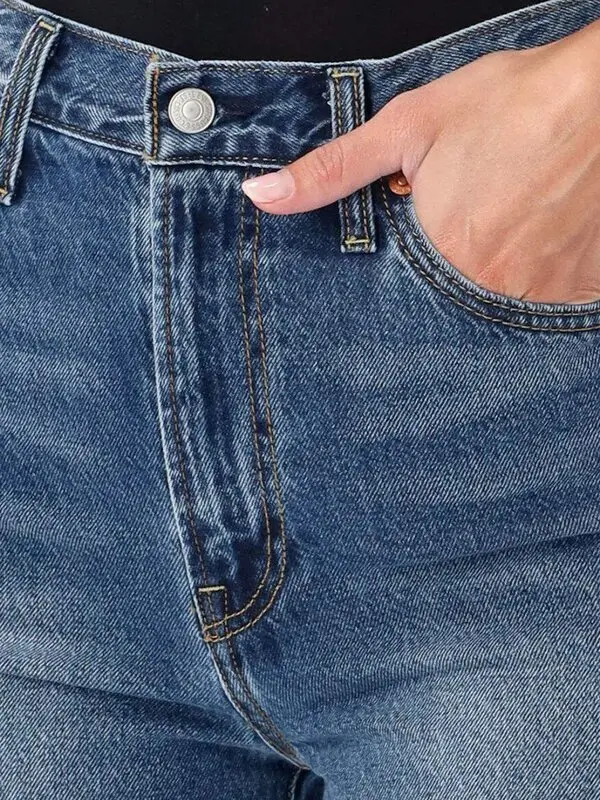 LEVI'S Ribcage High-waisted Wide-leg Jeans In Recycled Denim