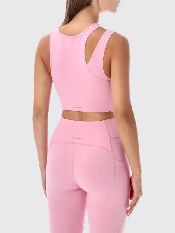 On Asymmetrical One-shoulder Cropped Top With Cut-out Detail