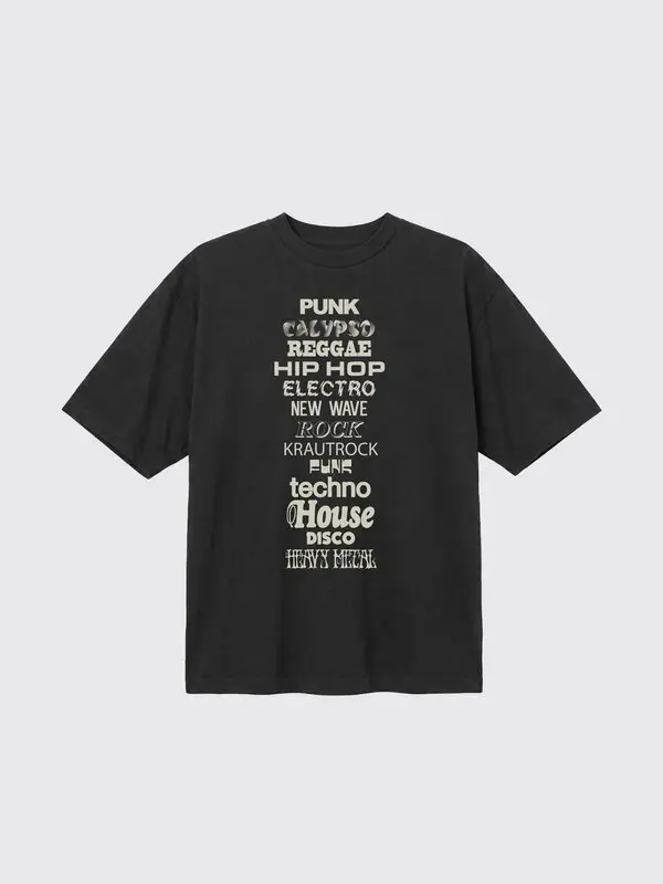 HTC LOS ANGELES Relaxed Fit Slogan Print Cotton T-shirt