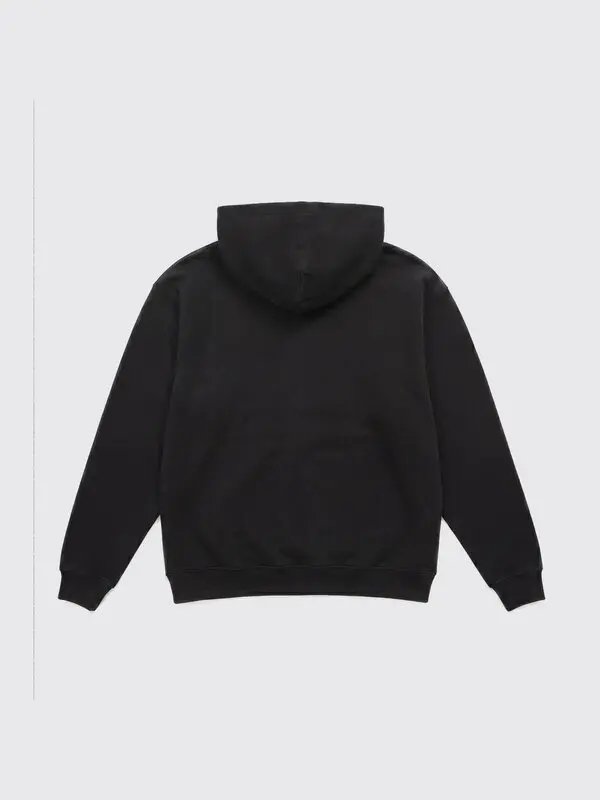HTC LOS ANGELES Studded Cotton Zip-up Hoodie - Black