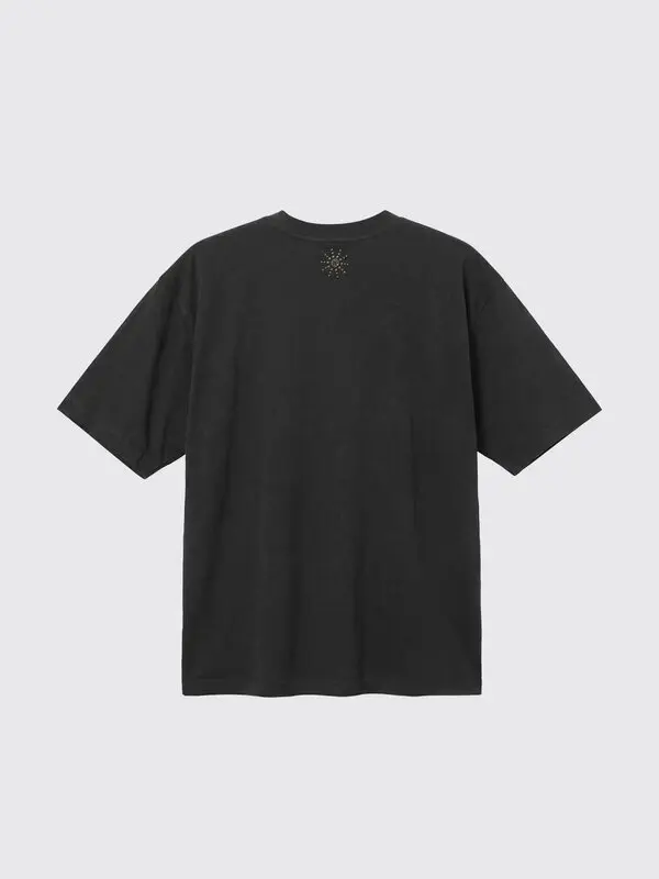 HTC LOS ANGELES Relaxed Fit Tone-on-tone Logo Cotton T-shirt