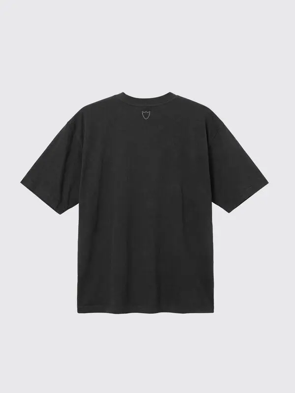 HTC LOS ANGELES Oversized Cotton Logo-print T-shirt With Dropped Shoulders