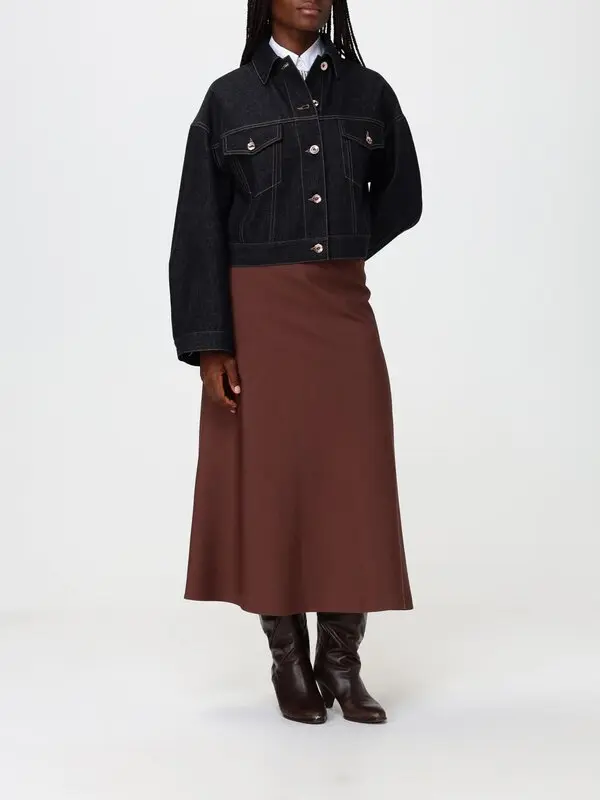 Brunello Cucinelli Cropped Relaxed-fit Denim Jacket In Cotton