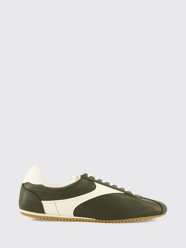 Bottega Veneta Shot Bi Abstract Pattern Calfskin Leather Sneakers