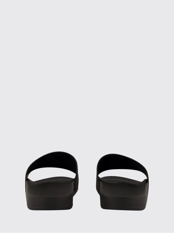 Balenciaga Contrast Logo Rubber Slide Sandals For The Beach