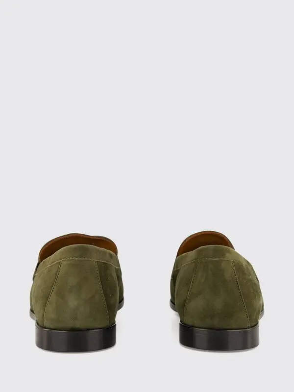FERRAGAMO Suede Calfskin Penny Loafers With Gancini
