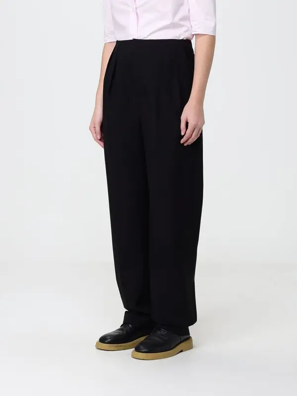 JIL SANDER Pointed Collar Short-sleeve Cotton Poplin Shirt