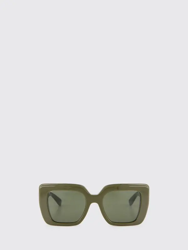 EMMANUELLE KHANH Foxy Square-frame Bio-nylon Sunglasses - Olive