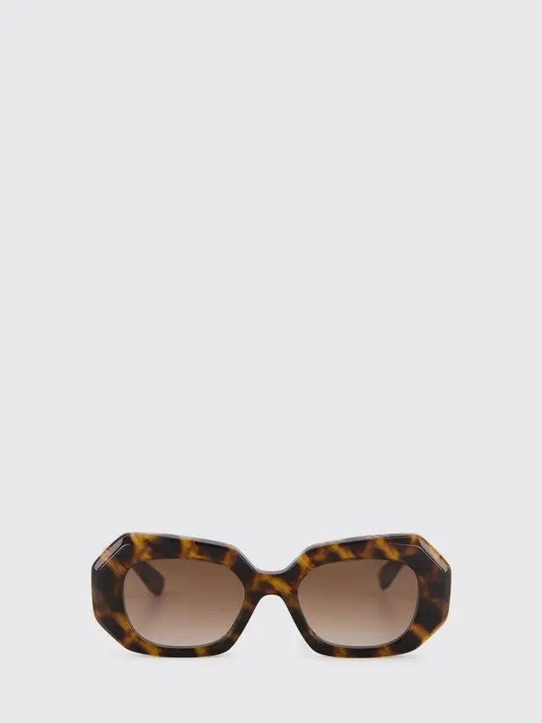 EMMANUELLE KHANH Dixie Rectangular Tortoiseshell Acetate Sunglasses