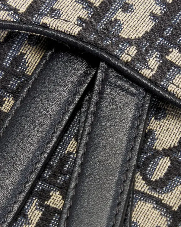 FWRD RENEW Dior Trotter Oblique Mini Saddle Bag
