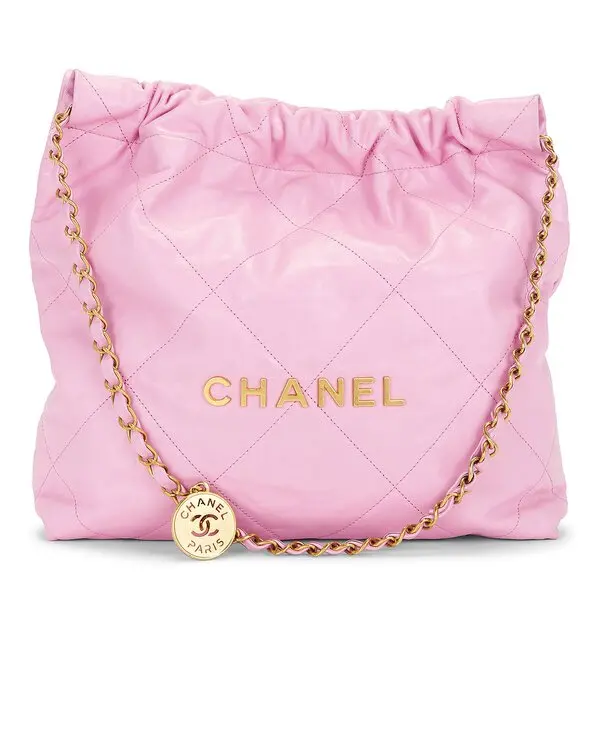 FWRD RENEW Chanel Calfskin Small 22 Hobo Bag