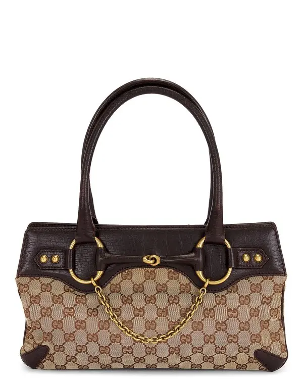 FWRD RENEW Gucci Horsebit Tote Bag