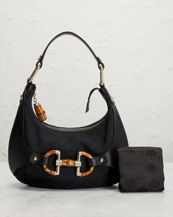 FWRD RENEW Gucci Bamboo Horsebit Hobo Bag
