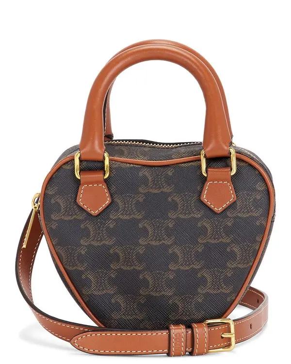 FWRD RENEW Celine Triomphe Heart Handbag