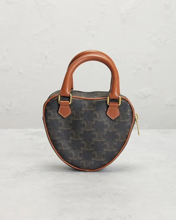 FWRD RENEW Celine Triomphe Heart Handbag
