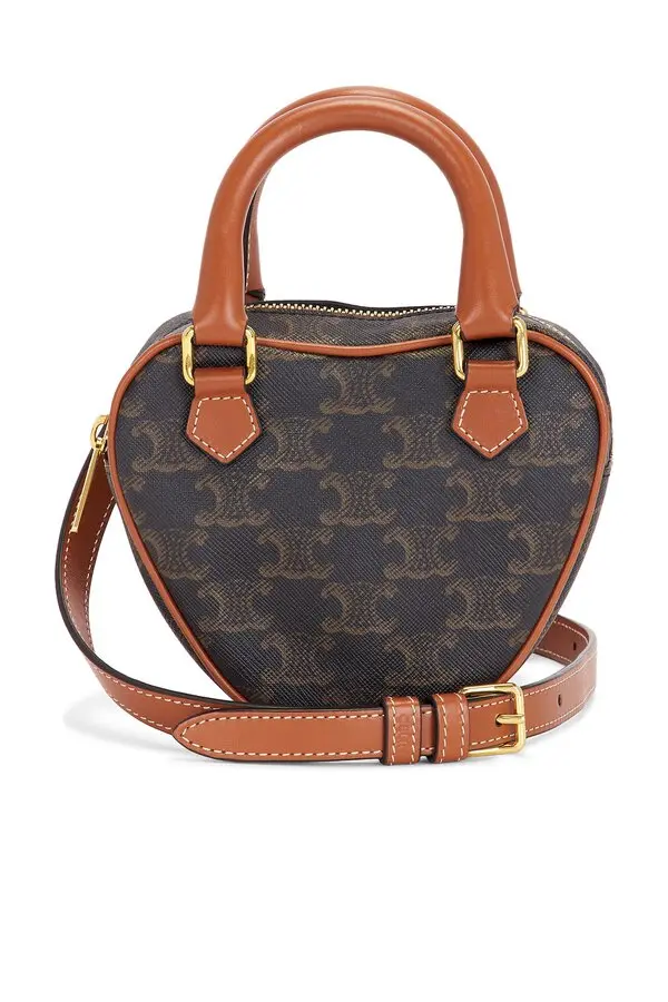FWRD RENEW Celine Triomphe Heart Handbag