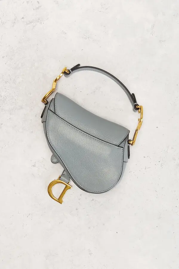 Dior Micro Saddle Bag - Blue