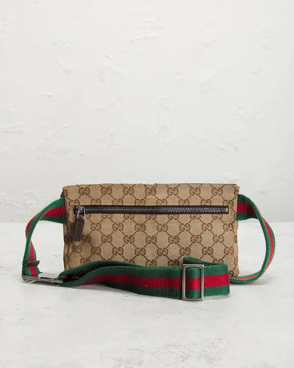 FWRD RENEW Gucci Double Pocket Belt Bag