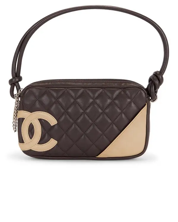 FWRD RENEW Chanel Calfskin Cambon Pochette Shoulder Bag