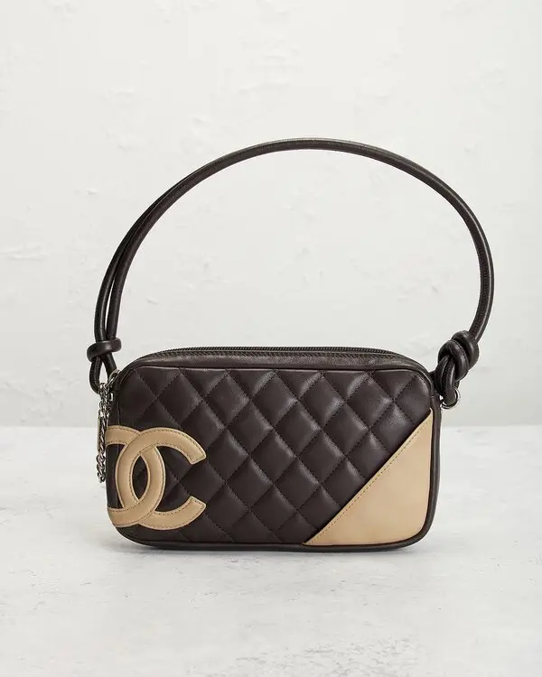 FWRD RENEW Chanel Calfskin Cambon Pochette Shoulder Bag