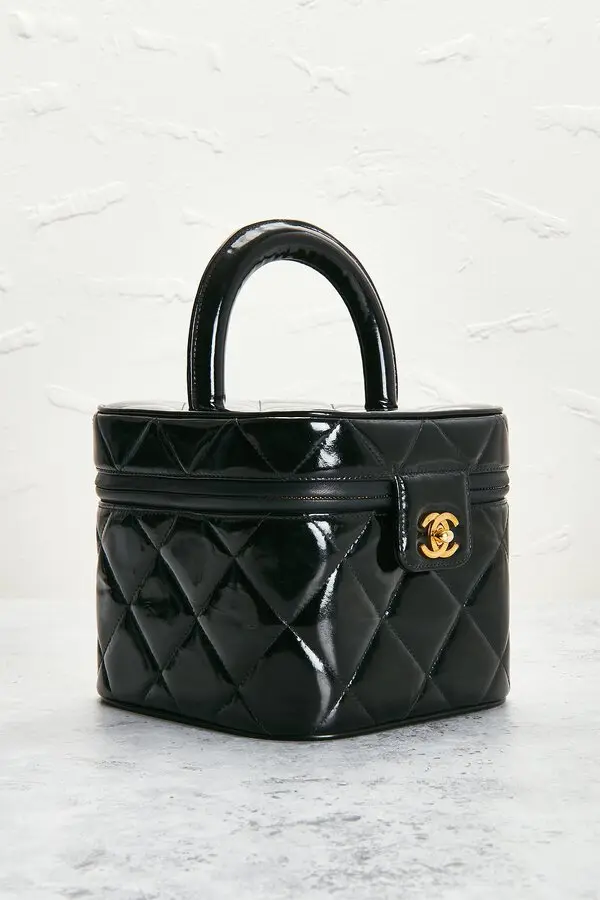 Chanel Patent Vintage Vanity Case