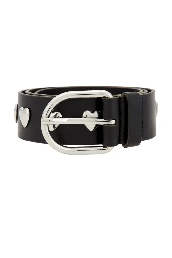 Sandy Liang Rivetto Belt In Metallic