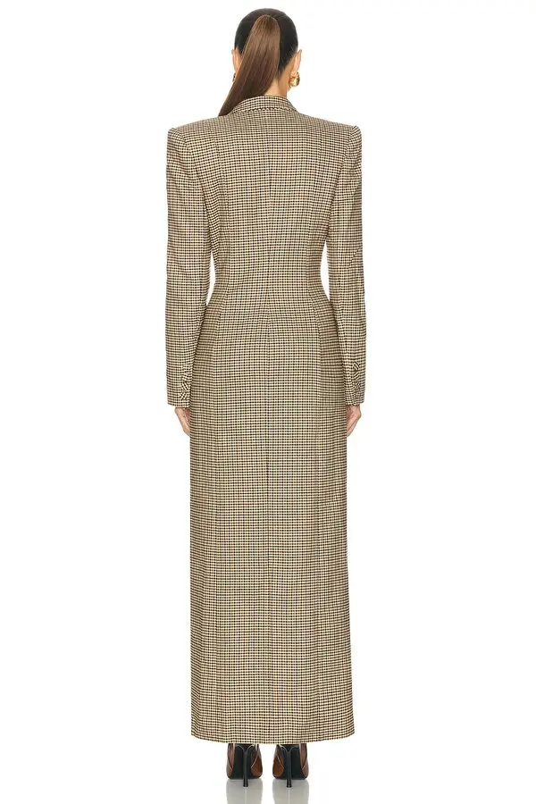 SANS FAFF Check Amberly Evening Blazer Dress