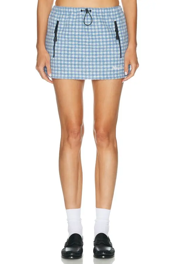 Miu Miu Pile Skirt