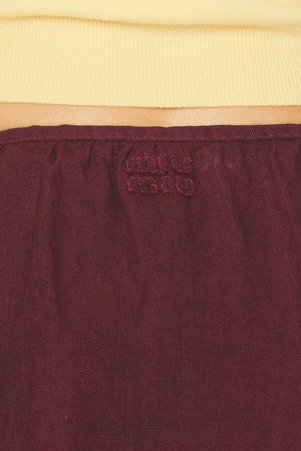 Miu Miu Lino Skirt