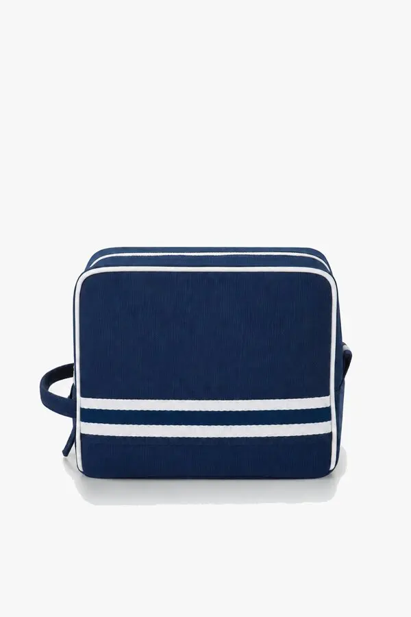 Helen Jon Toiletry Bag - Navy/ivory