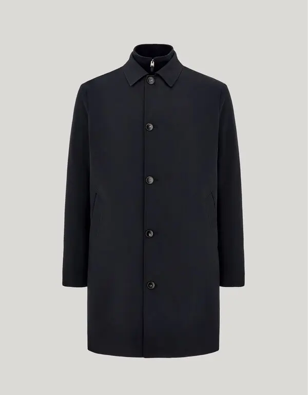 Canali Technical Fabric Car Coat