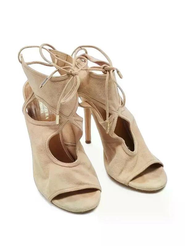 AQUAZZURA Sexy Thing Sandals - Neutrals