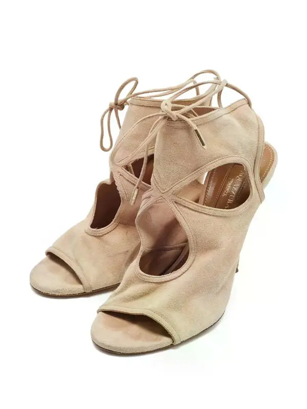 AQUAZZURA Sexy Thing Sandals - Neutrals