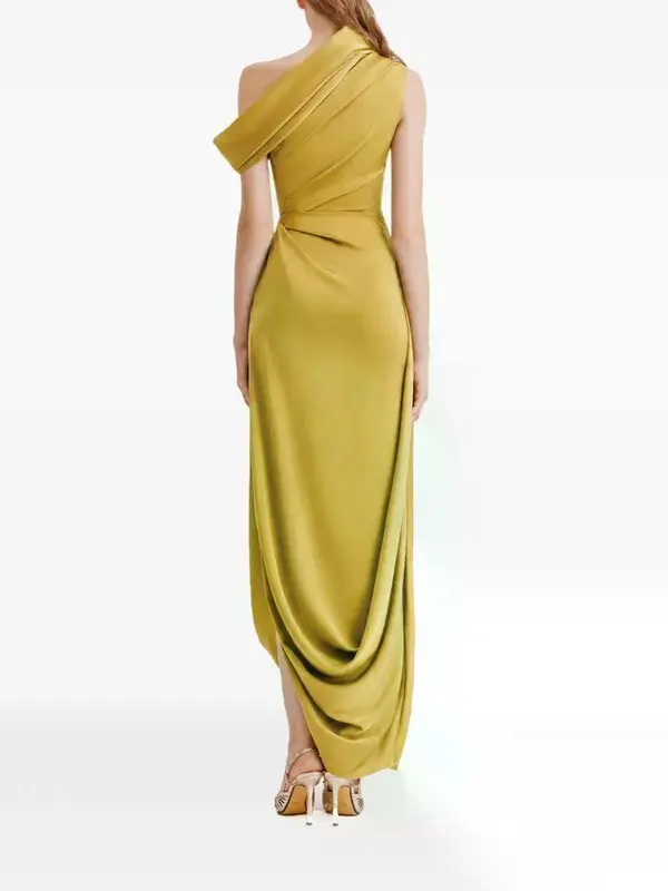 GEMY MAALOUF Asymmetrical Draped Dress