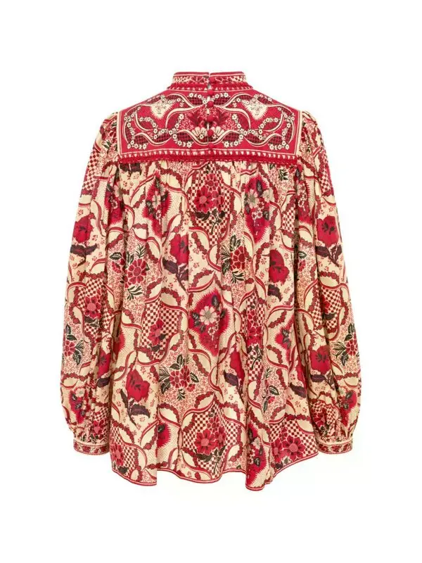 ALEMAIS Kenny Floral-print Blouse