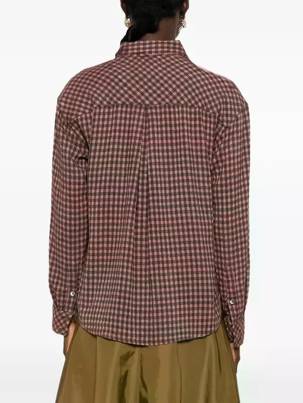Xirena Jordy Checked Buttoned-down Shirt