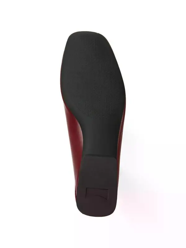 Camper Casi Myra Leather Ballet Flats - Red