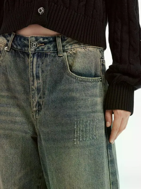 B+AB Distressed-effect Jeans