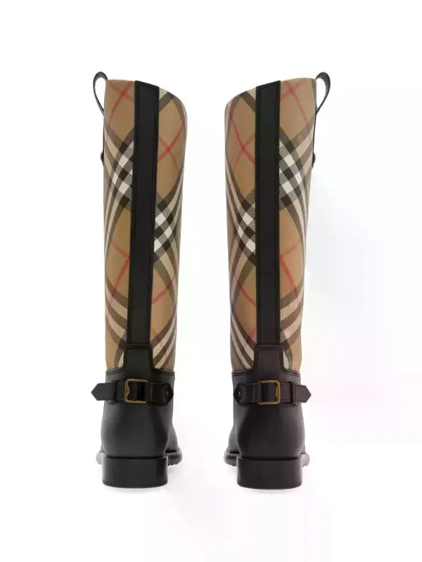 Burberry Check Cavalier Outdoor Boots