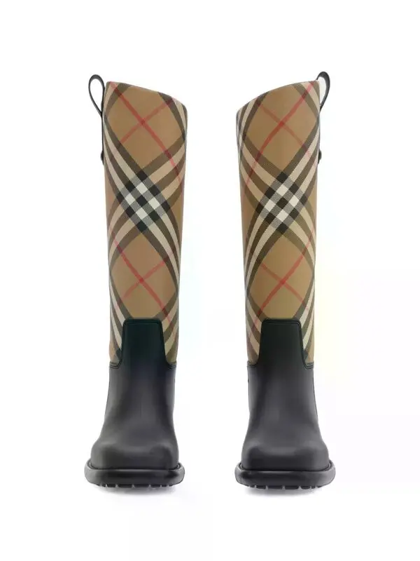 Burberry Check Cavalier Outdoor Boots