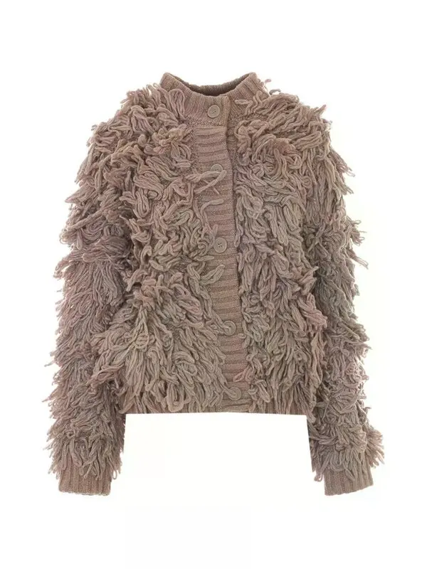 Liu Jo Soft-knit Jacket - Neutrals