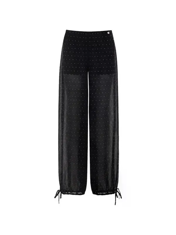Liu Jo Tulle Trousers With Jewel Embroidery